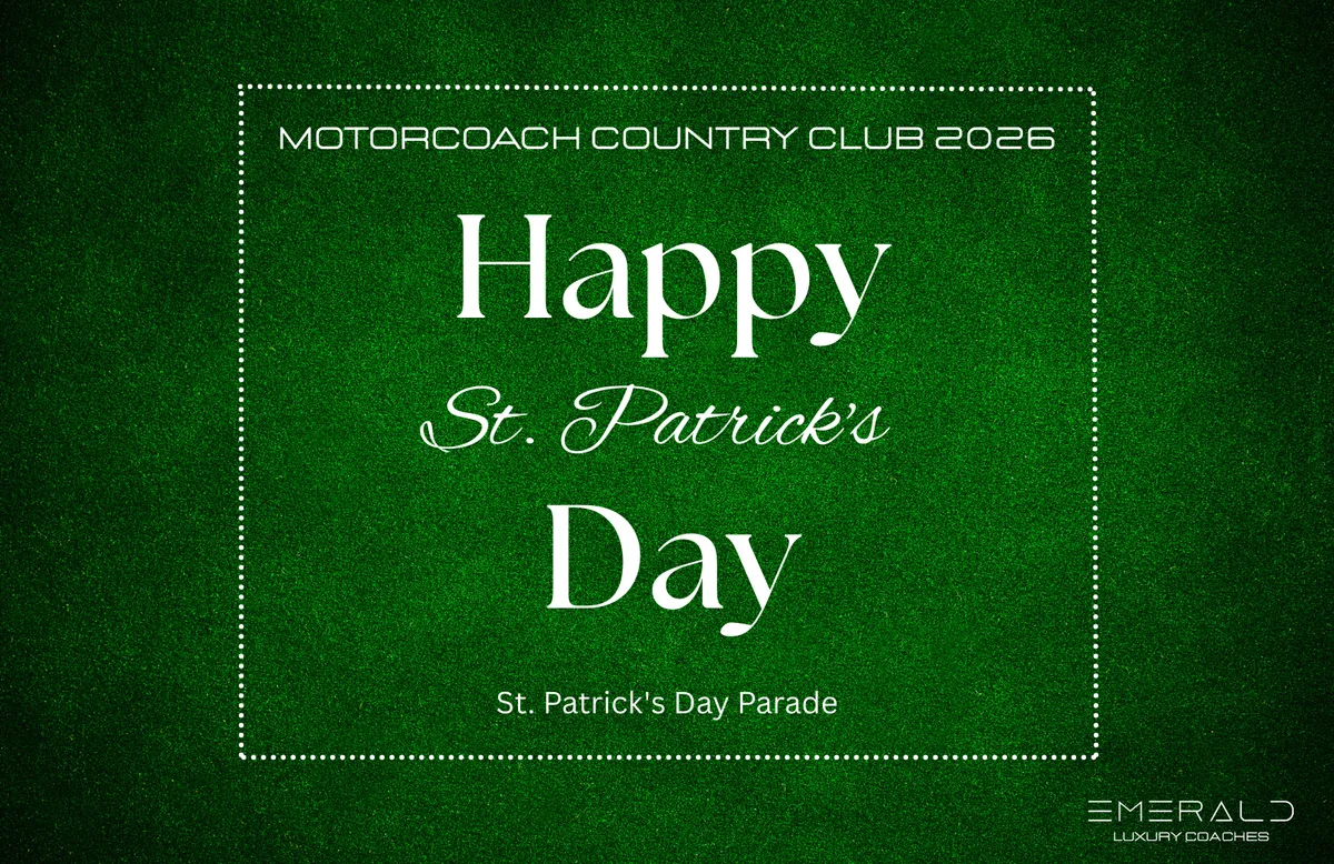St. Patty's Golf Cart Parade | Emerald Luxury Coaches